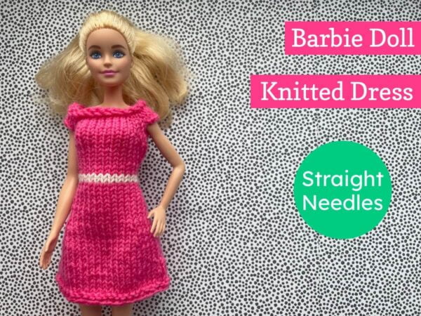 Free Barbie doll dress Knitting Pattern for Straight Needles - Craft Fix