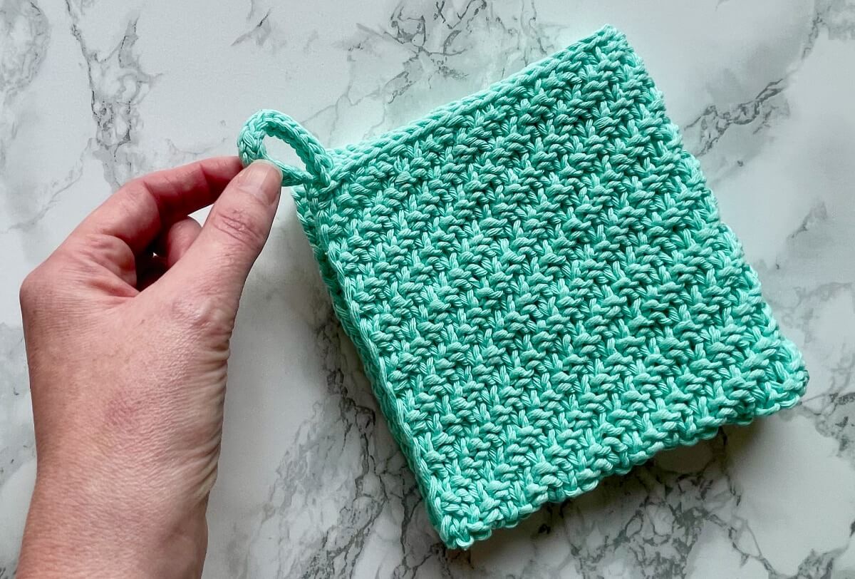 Free Easy Knit Face Cloth, Washcloth or Dishcloth Pattern - Craft Fix