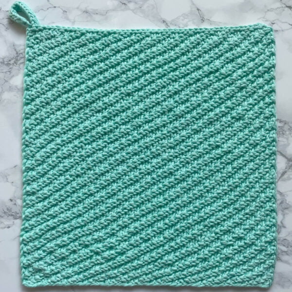 Free Easy Knit Face Cloth, Washcloth or Dishcloth Pattern - Craft Fix