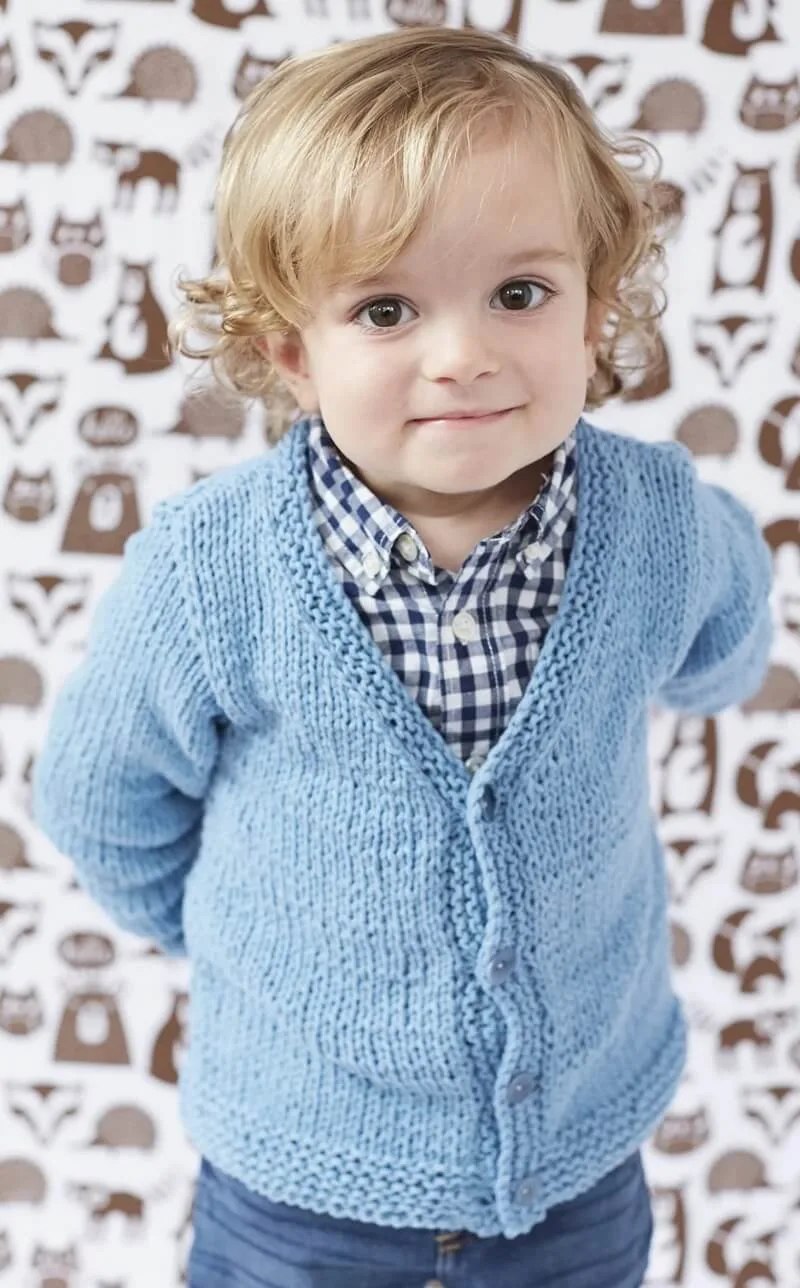 Free Children's Cardigan Knitting Patterns for Straight Needles ...
