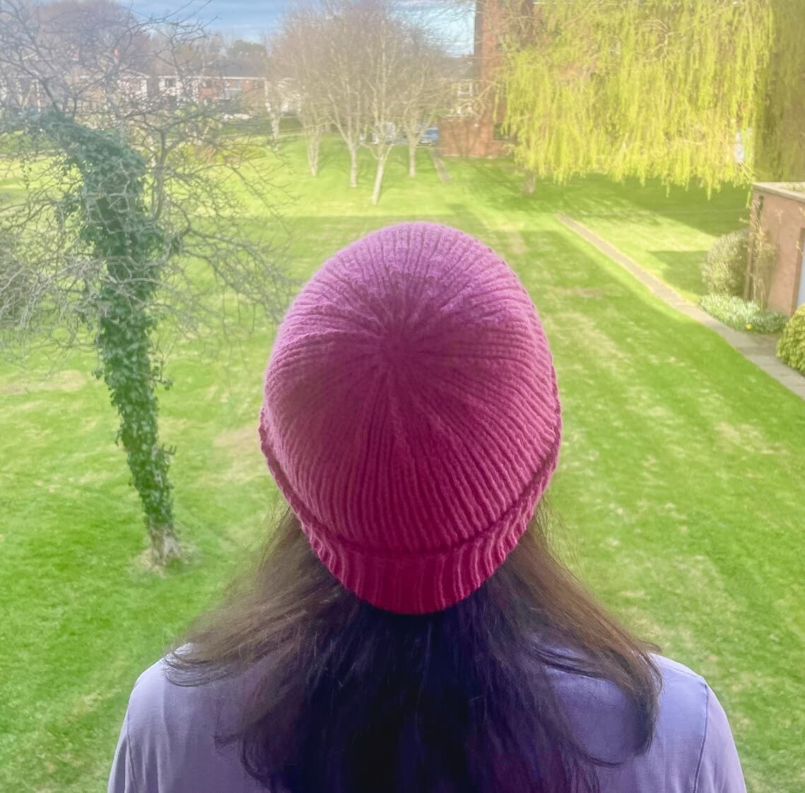 Free Easy Knit Ribbed Hat Pattern for Circular Needles - Craft Fix